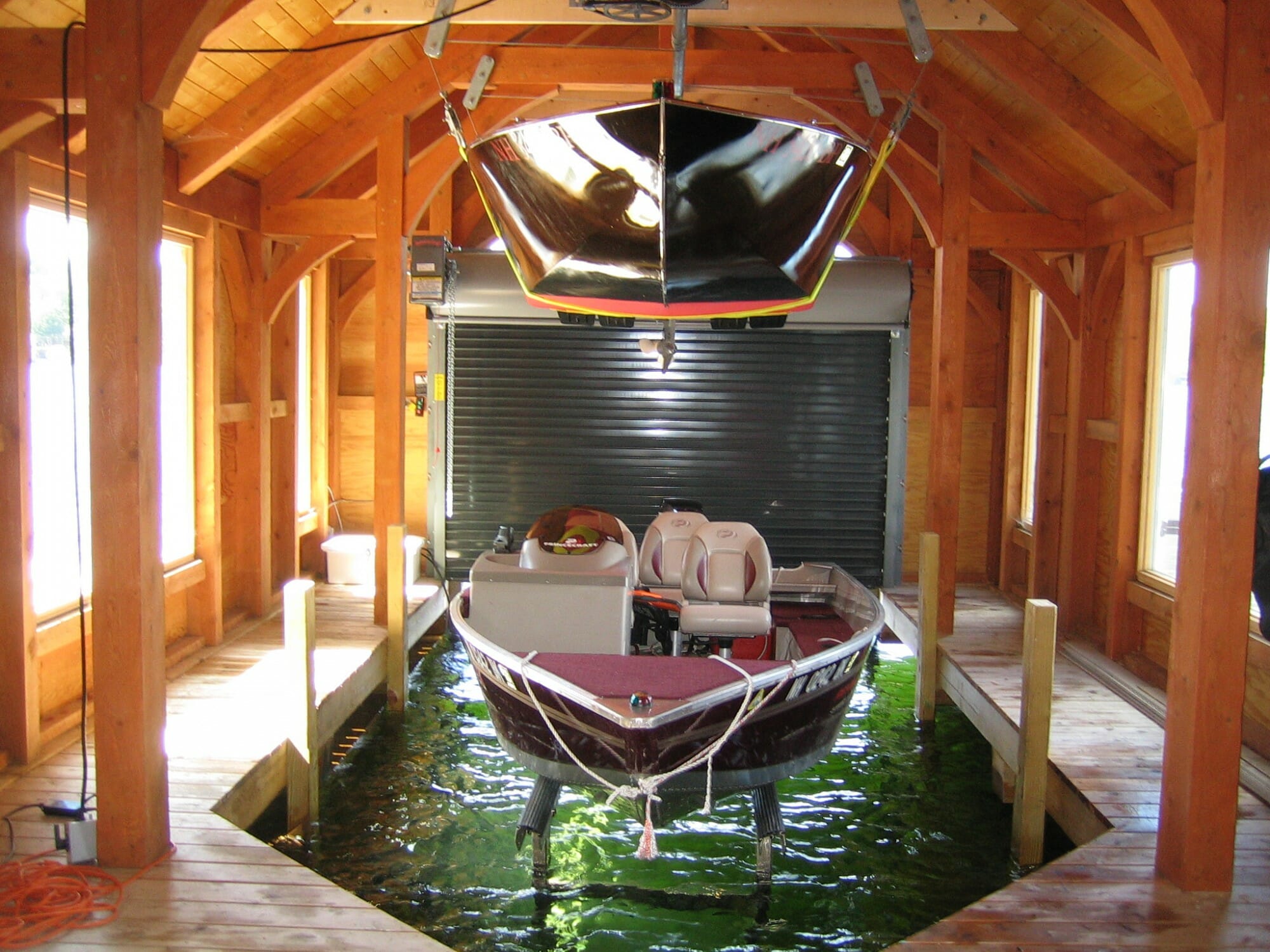 Timber Frame Boathouse